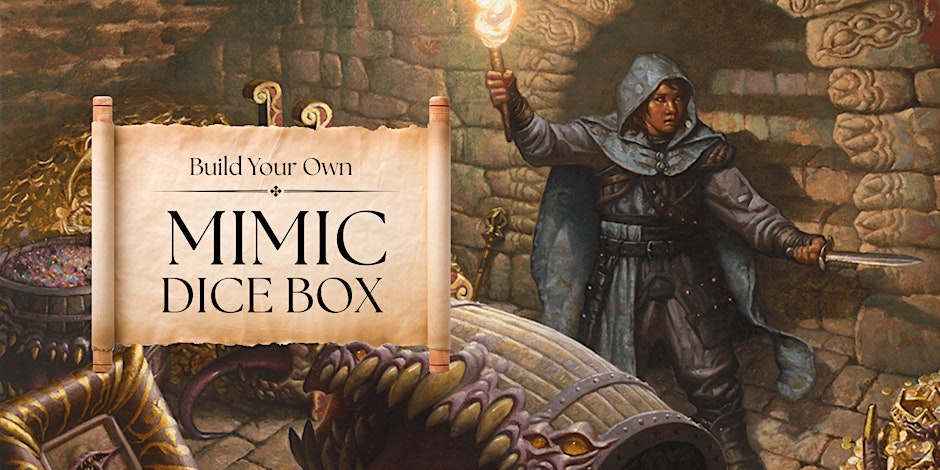 Build a Mimic Dice Box | Goblin Market — Chicago Manga, Comics, Games ...