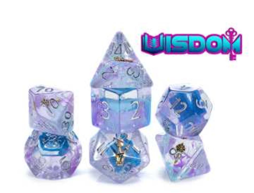 Wisdom Inclusion Dice - 7-Die Set | Goblin Market — Chicago Manga, Comics, Games and Curiousities