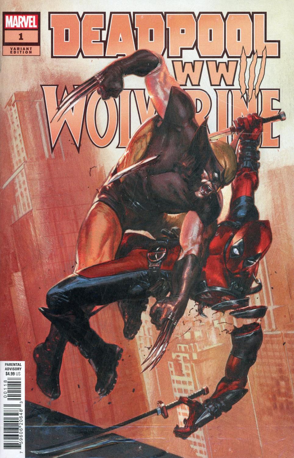DEADPOOL & WOLVERINE: WWIII #1 GABRIELE DELL'OTTO BROWN COSTUME ...