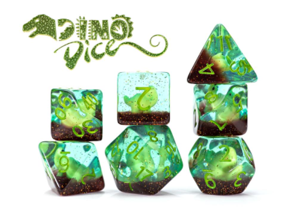 Dino Inclusion Dice - 7-Die Set | Goblin Market — Chicago Manga, Comics ...