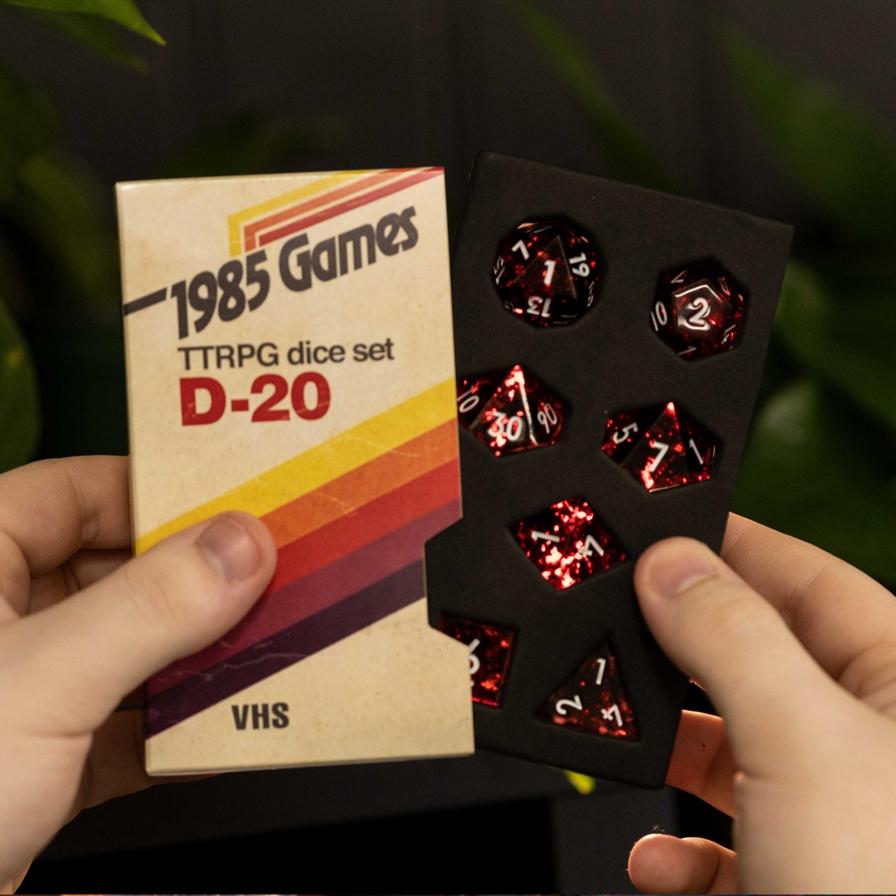 1985 Games - VHS Dice: Ruby Red | Goblin Market — Chicago Manga, Comics ...