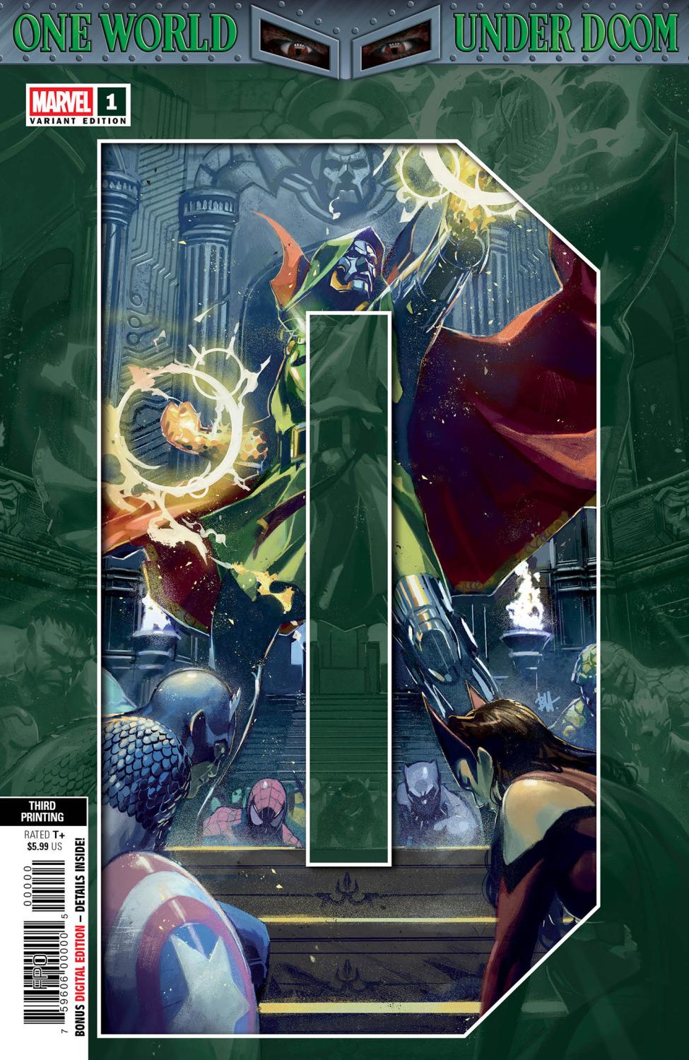 ONE WORLD UNDER DOOM #1 (of 9) 3RD PTG | Goblin Market — Chicago Manga, Comics, Games and ...