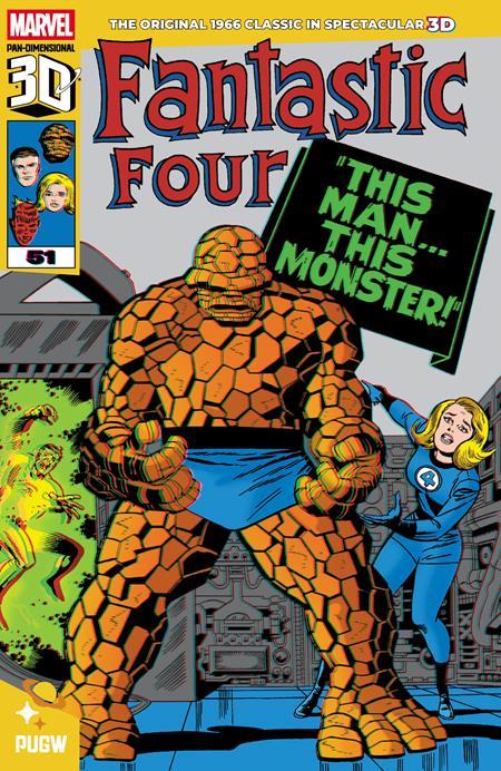 FANTASTIC FOUR #51 THIS MAN THIS MONSTER PAN DIMENSIONAL 3D EDITION ...
